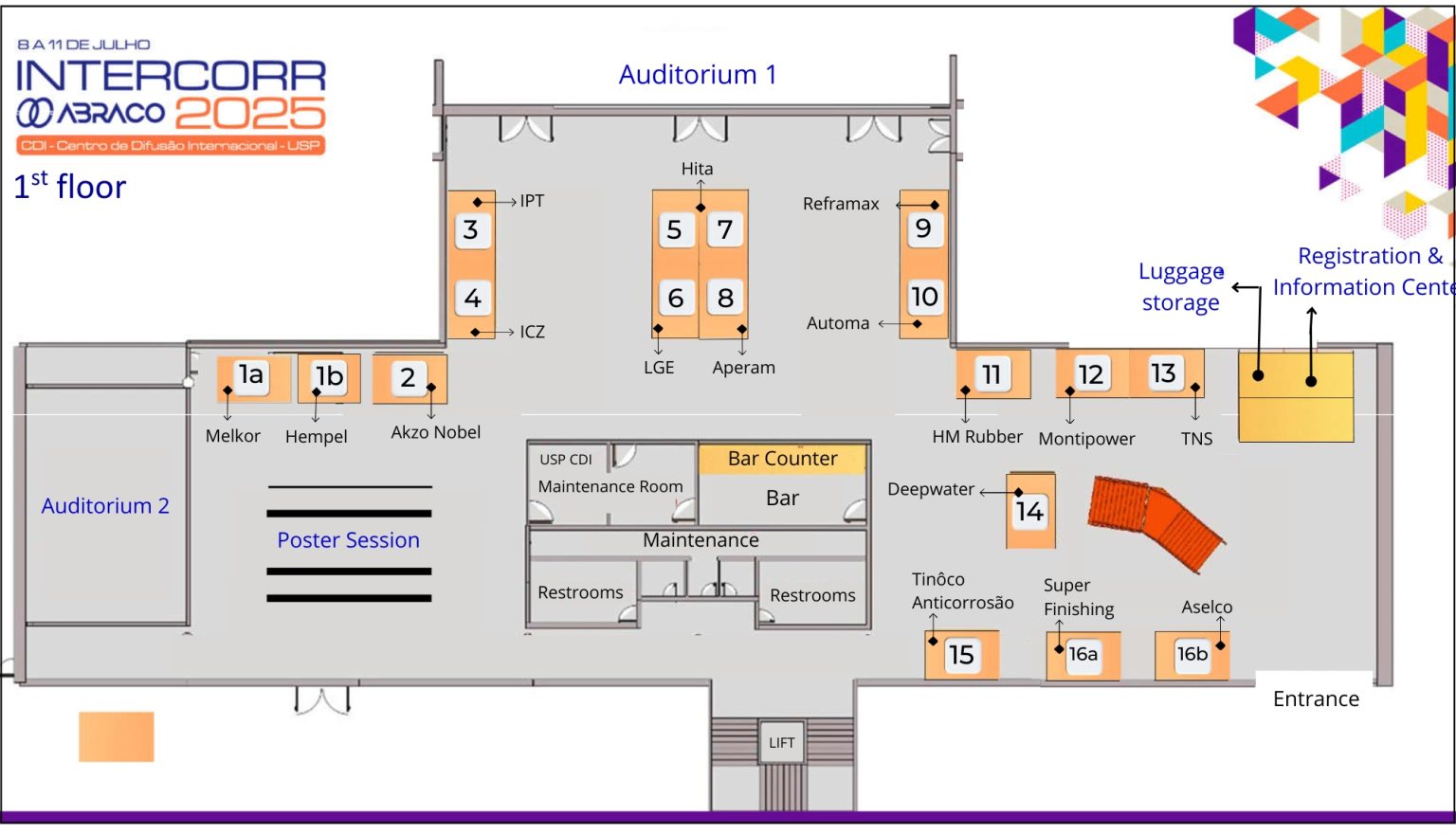 Planta baixa – InterCorr 2025